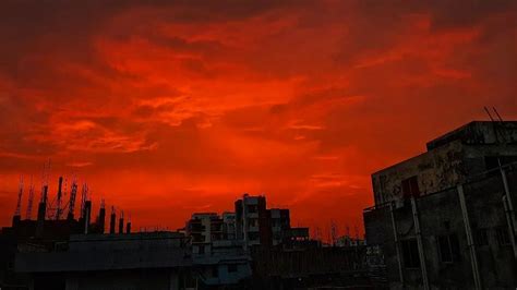 Rased Khan On Linkedin Sky Sunset Redsky Photographer Photography Nature Natural Dhaka