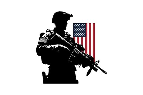 Silhouettes Of Army Combat Soldiers Soldiers Vector Bundle Silhouette
