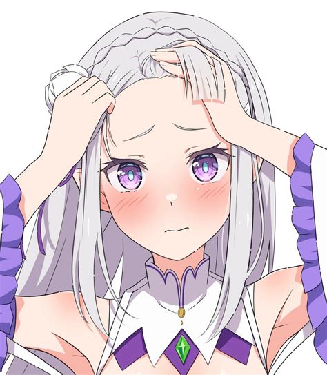 Emilia Re Zero Kara Hajimeru Isekai Seikatsu Drawn By Camui Danbooru