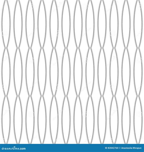 Seamless Pattern Of Oval Shapes Abstract Background Stock Vector