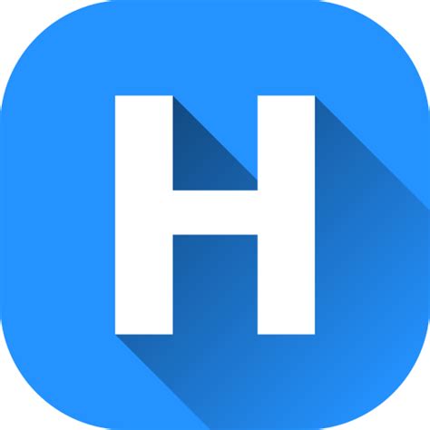 편지 H 아이콘 Generic Gradient Fill Freepik