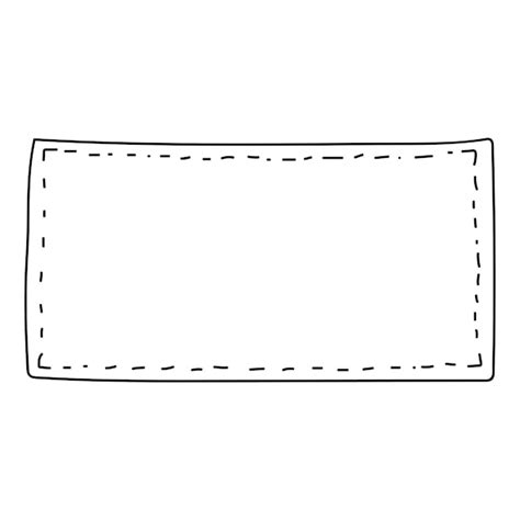 Premium Vector Dotted Hand Drawn Border Illustration Design