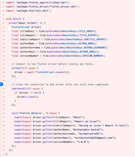 migrating to integration tests in flutter burhanuddin rashid