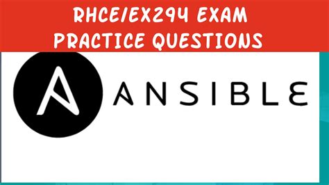 Rhceex294v9 Exam Practice Questions Configure Ansible