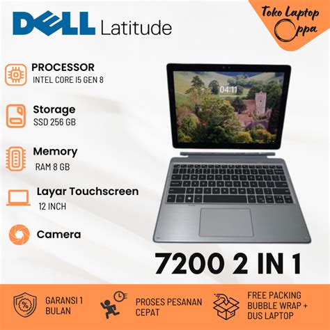 Jual Laptop Berkualitas Dell Touchscreen 2in1 7200 Core I7 Ram 16gb Ssd 256gb Shopee Indonesia