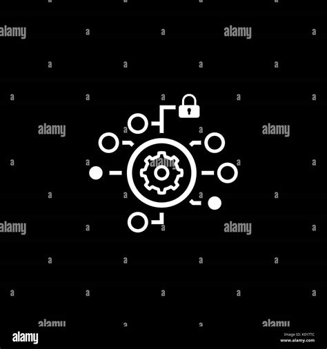 Security Service Web Icon Stock Vector Images Alamy