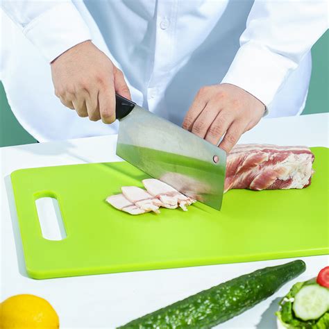 항균도마 플라스틱 커팅 보드에 매끄럽게 항균 곰팡이 방지 가정용 Pe 보드 과일 스티커 식품 등급 도마 코너 티몬