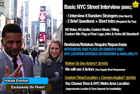Do A Nyc Street Interview By Givemeapps Fiverr