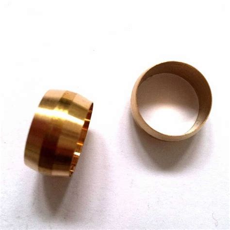 Golden Round Brass Sleeves For Hardware Fitting Grade C28000 At Rs 5