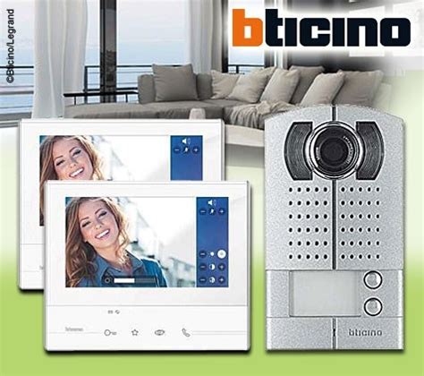 Kober. Bticino 2-Draht Farbvideo-Set CLASSE 300 V13E mit LINEA 2000 ...