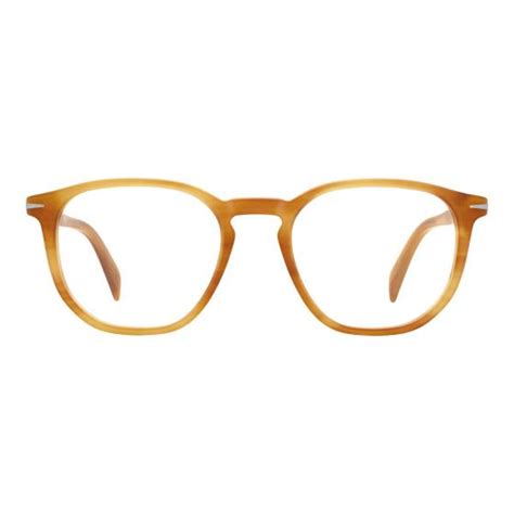 armação Óculos de grau david beckham 1106 c9b mel de havana armação