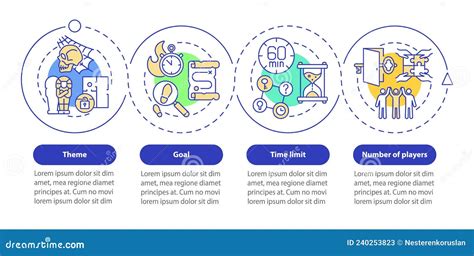 Dao Elements Loop Infographic Template Vector Illustration