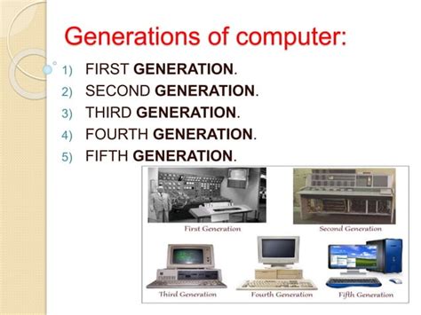 Generations Of Computers Pptx Computing Technology And Computing