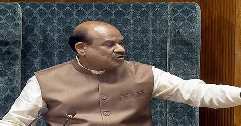 Speaker Om Birla Chastises Lop Rahul Gandhi For Heckling Pm Modi