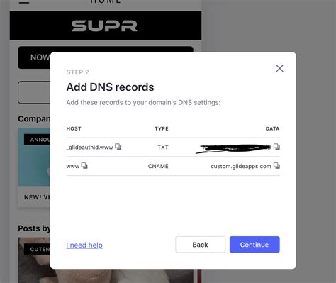 Godaddy Cname Record Error Ask For Help Glide Community