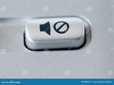 Mute Button Stock Image Image Of Loud Media Button 6402811