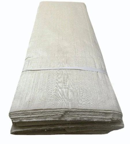 54 Inch White Plain Dupioni Silk Fabric At Rs 900 Meter ड्युपोनी रेशम