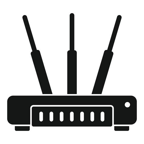 Computer Modem Icon Simple Vector Wifi Router 15107719 Vector Art At Vecteezy