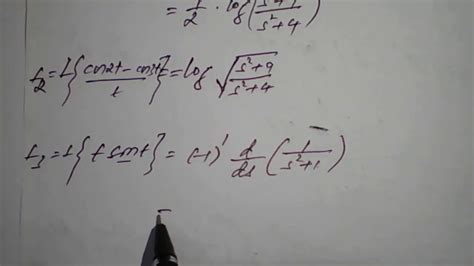 Lecture16 Miscellaneous Problems On Laplace Transform By Shafiqahmed Youtube