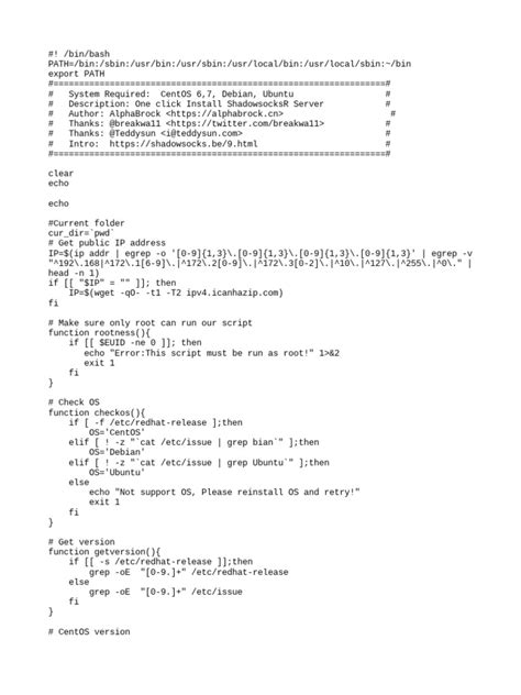 Shadowsocksr Vpn Script Pdf Computing Software Engineering