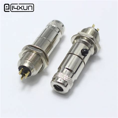 1pair Mini Xlr 3 Pin Male Jack Female Plug Small Metal Xlr 3p Audio
