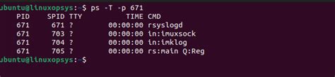 How To Show The Threads Of A Process In Linux