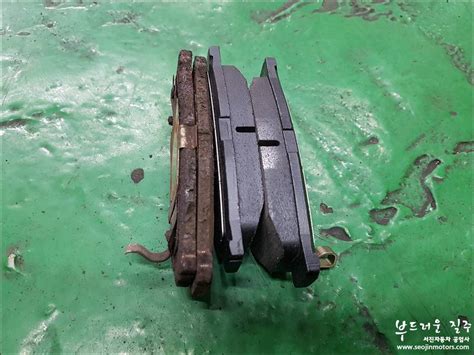 뉴ef 쏘나타 브레이크소음 캘리퍼 고착 디스크 연마 브레이크 패드 교체 서진자동차공업사