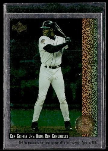 1998 Upper Deck 4 Ken Griffey Jr Griffey Jrs Home Run Chronicles