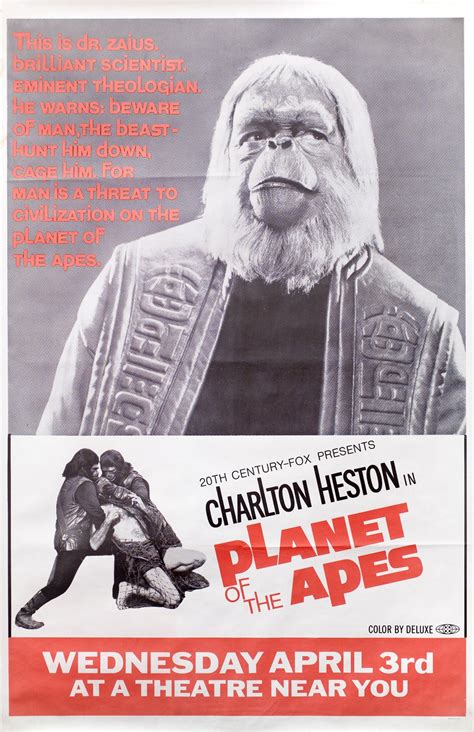 Planet Of The Apes Movie Poster 1968