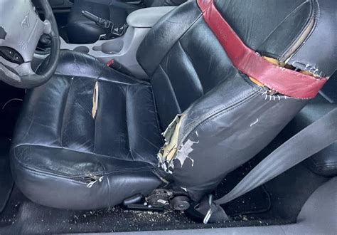 Help Patching Holes In Fake Leather Seats Rupholstery