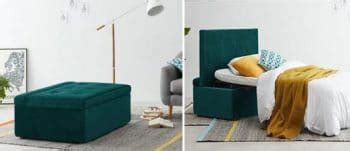 Pouf bleu canard les plus beaux modèles pour votre déco intérieure