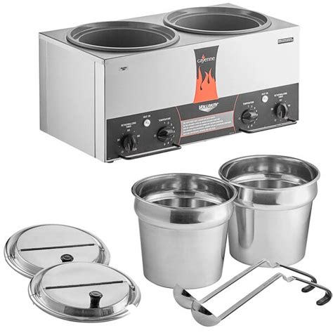 Vollrath 72029 Cayenne Twin Well 7 25 Qt Rethermalizer Warmer