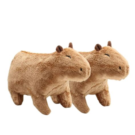 Capivara Filó de Pelúcia 30cm Marrom Antialérgica Fofinha Shopee Brasil