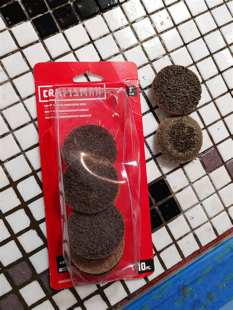 Mortar Removal Mesh Disk How To Mosaic Blog