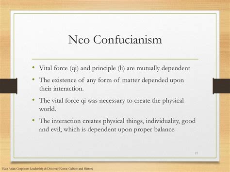 Neo Confucianism Li