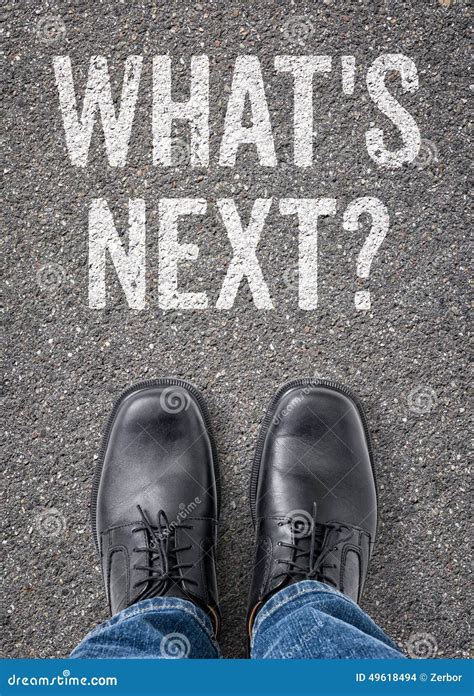 Whats Next Stock Photo Image Of Next Question Idea 49618494