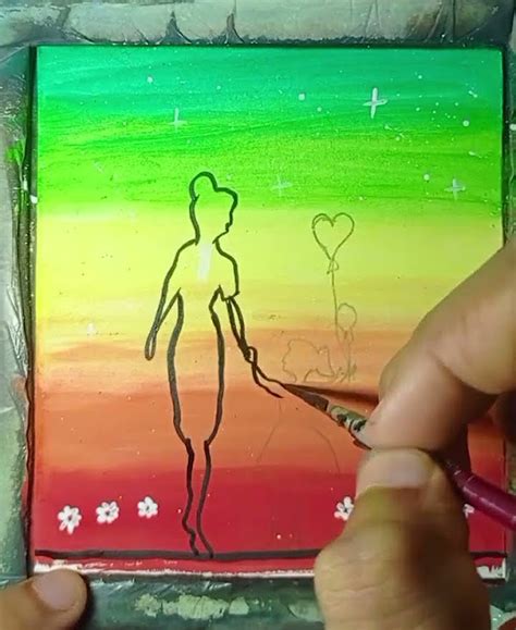Mothers Day Drawing ️ Drawing With Watercolour Shorts Youtube