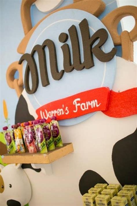Kara S Party Ideas Barnyard Themed St Birthday Party Kara S Party Ideas