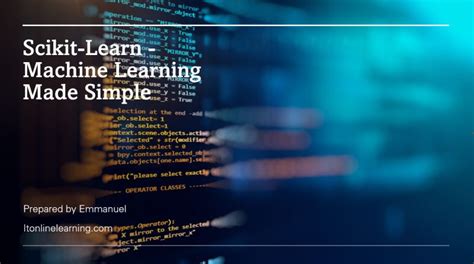Emmanuel Msafiri Phiri On Linkedin Python Scikitlearn