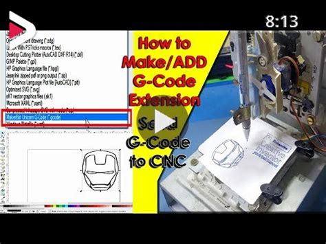 How To Make G Code Files How To Add G Code Extension In Inkscape How To Send G Code To CNC