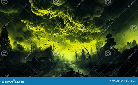 Radioactivity Radioactive Background Stock Illustration Illustration