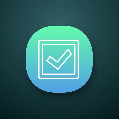 Checkbox App Icon Ui Ux User Interface Check Box Checkmark Voting