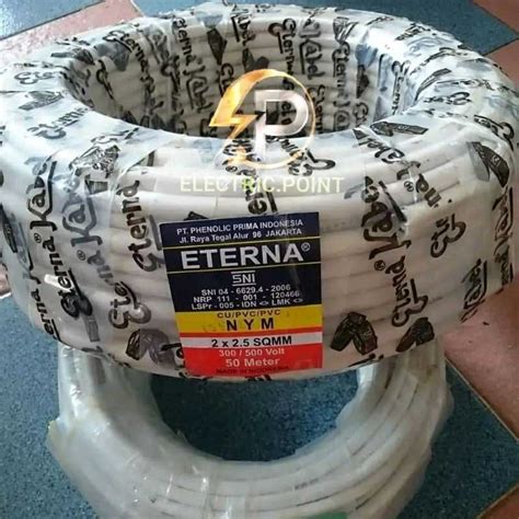 Promo KABEL ETERNA X Mm Kawat Tembaga NYM Per Meter Kawat Tembaga ETERNA Diskon Di