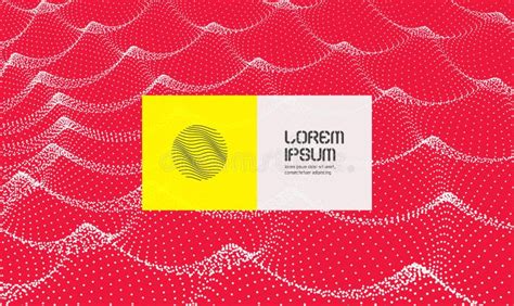 Trendy Abstract Background Array With Dynamic Particles Modern