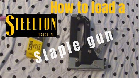 How To Load A Staple Gun Minute Instructions YouTube