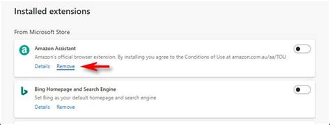 How To Uninstall Or Disable Extensions In Microsoft Edge