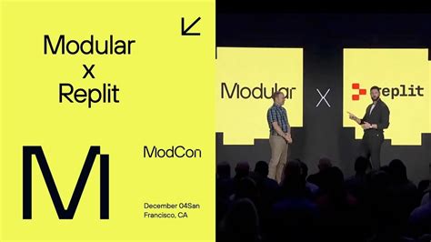 Modcon 2023 Modular X Replit Partnership Youtube