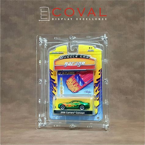 Coval Slp 102 Acrylic Display Case For Hot Wheels Rlc Boxed Cars And