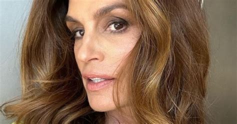 Cindy Crawford Naked Under Robe As She Teases Fans In Cheeky Garden Snaps Flipboard