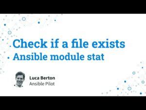 Ansible Checking File Existence Made Easy